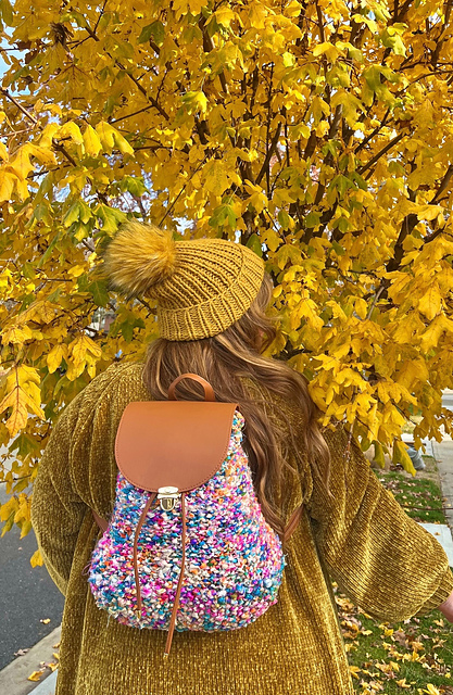 Ravelry: Le Backpack pattern by Vanessa Reyes aka Vanrey Knits