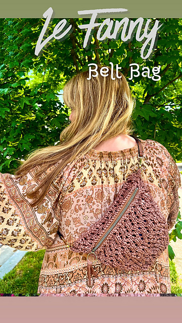 Ravelry: Le Fanny Belt Bag pattern by Vanessa Reyes aka Vanrey Knits