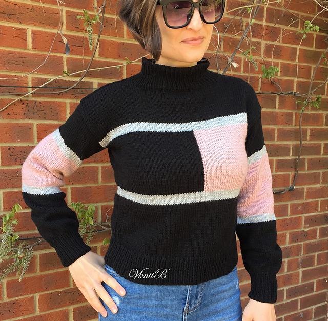 Ravelry: Color-Blocked Jumper pattern by VknitB
