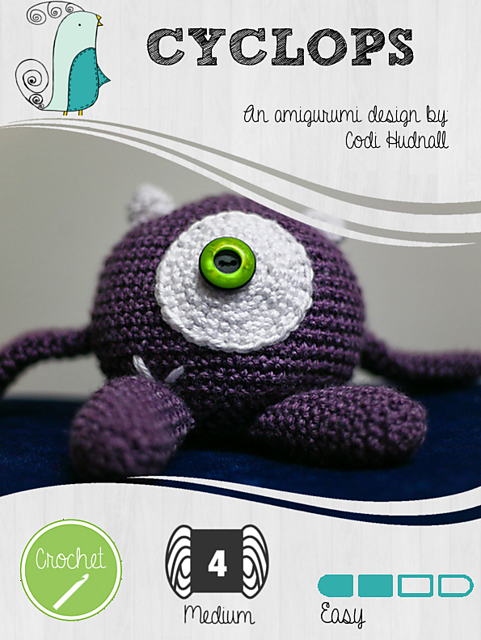 Ravelry: Cyclops Monster pattern by Codi Hudnall