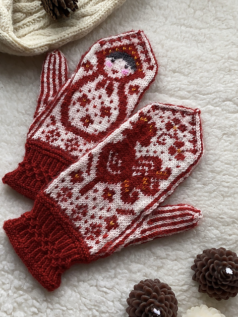 Ravelry: Mittens Russian Winter pattern by MAVE knits