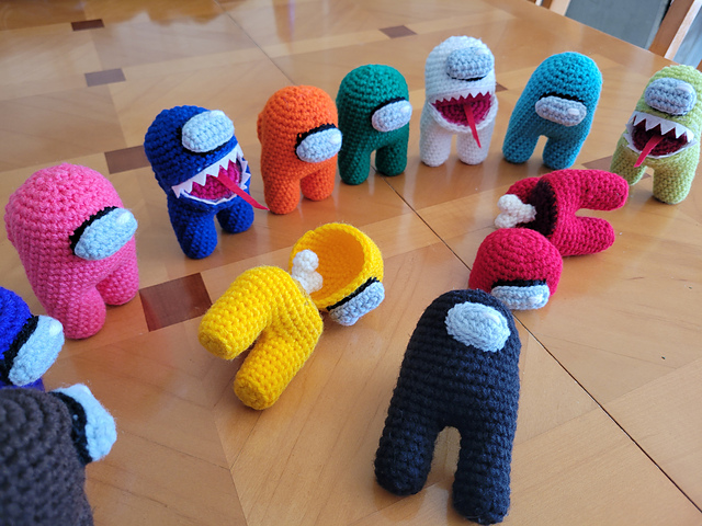 Ravelry: Among Us Characters pattern by Jen R