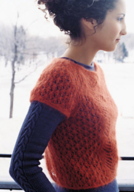 Ravelry: Layered Skater's Top (overtop) pattern by Veronik Avery