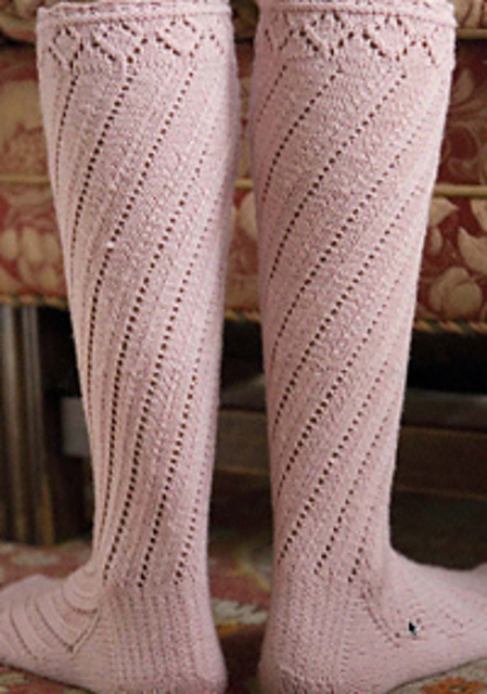 Ravelry: Spiral Boot Socks pattern by Veronik Avery