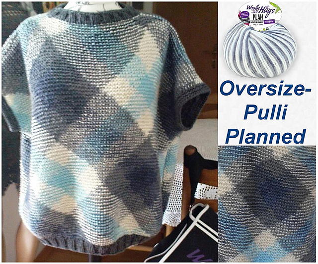 Ravelry: Oversize-Pulli Planned pattern by Veronika Hug (Woolly Hugs)