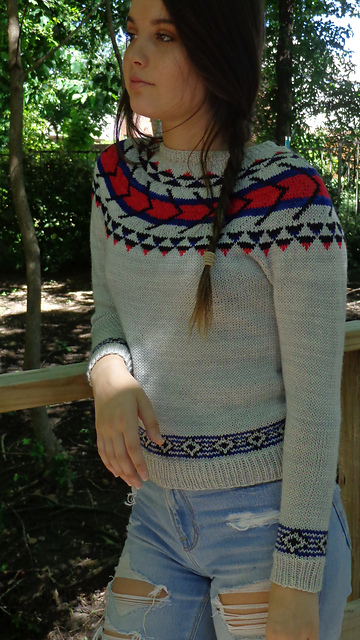 Ravelry: Triangles (Trekanter) Sweater pattern by Ann Iverson