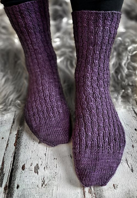 Ravelry: Verdandi Socks pattern by Mia Dehmer / VickeVira