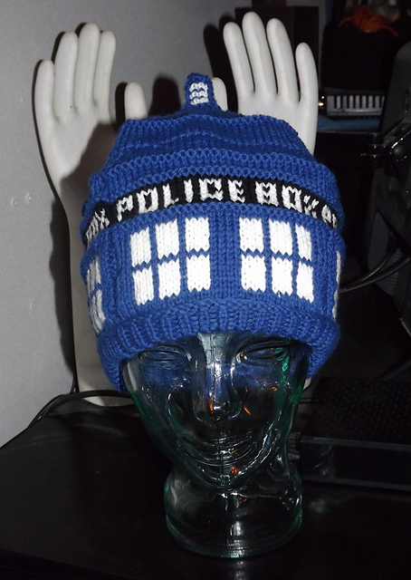 Ravelry: VickiWithNoE's Police Box Slouch Hat