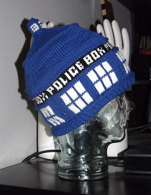 Ravelry: VickiWithNoE's Police Box Slouch Hat