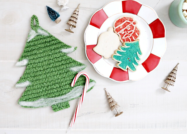 Ravelry: Felted Tree Hot Pads pattern by Vickie Howell