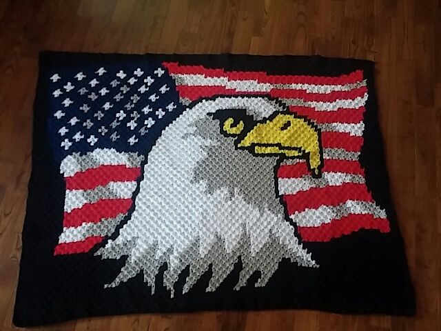 Ravelry: American Flag and Eagle Graph pattern by Heather Craig