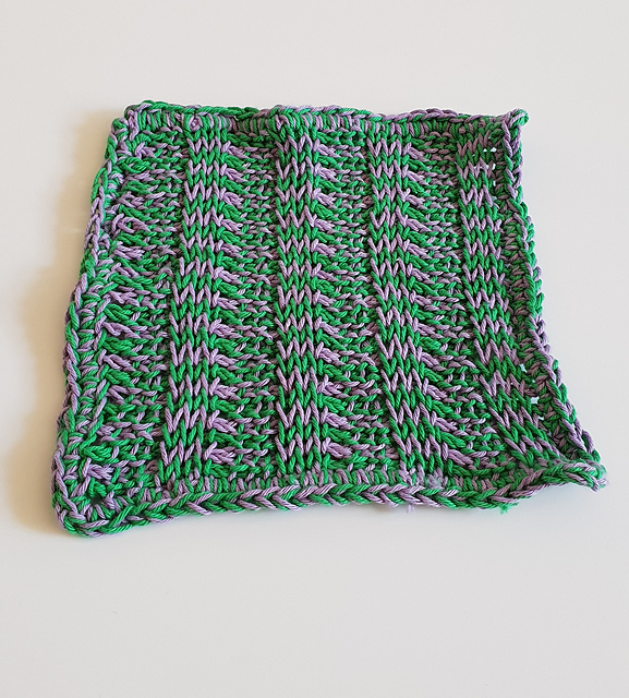 Ravelry: Tunisian RIB Washcloth pattern by Vicky Staden