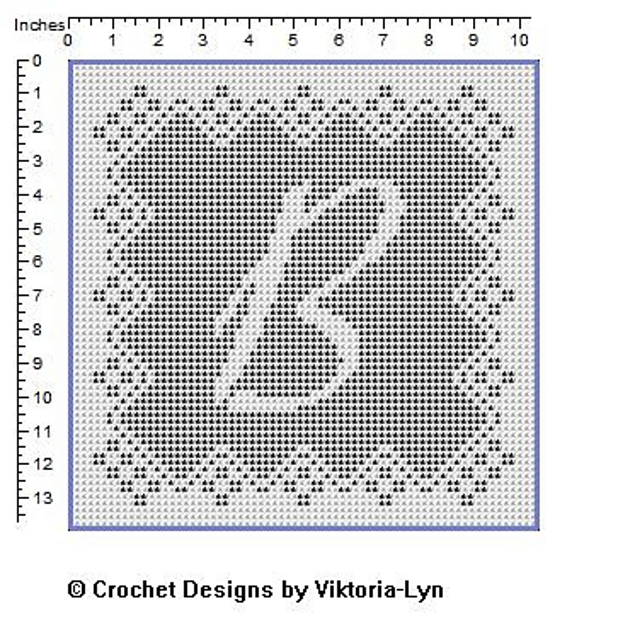 Ravelry: Filet crochet letter "B" pattern by Viktoria-Lyn