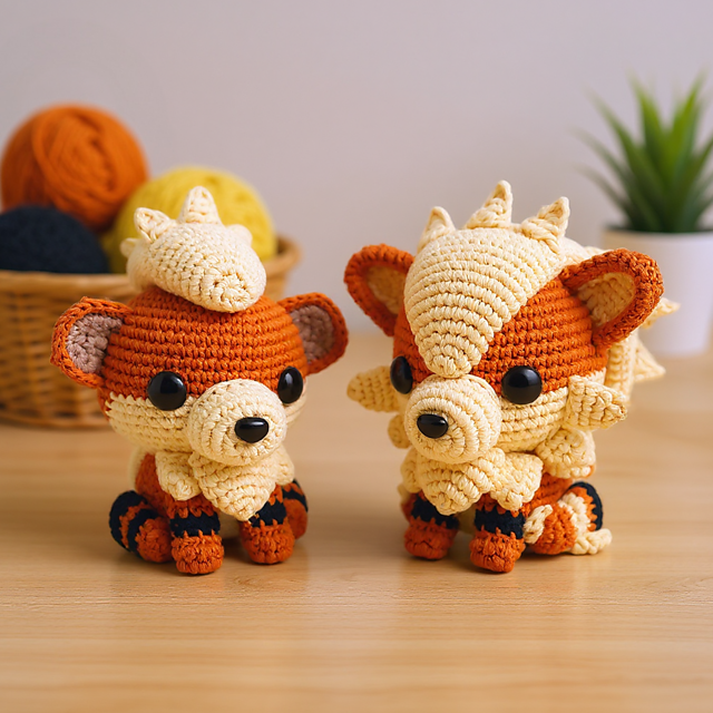 Ravelry: Growlithe & Arcanine pattern by Erin Kim
