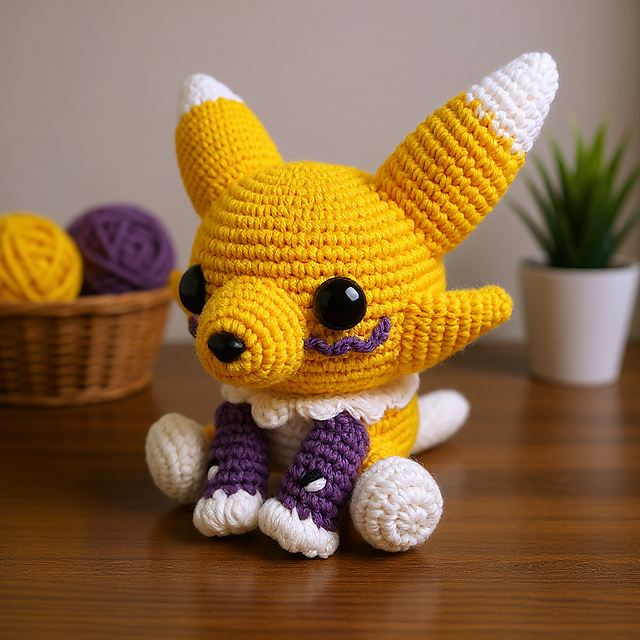 Ravelry: Renamon pattern by Erin Kim