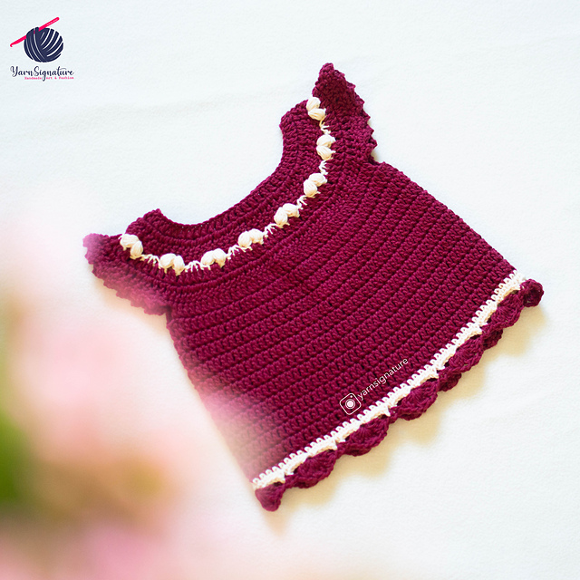 Ravelry: Hollyhock Top pattern by Vindhya Hegde