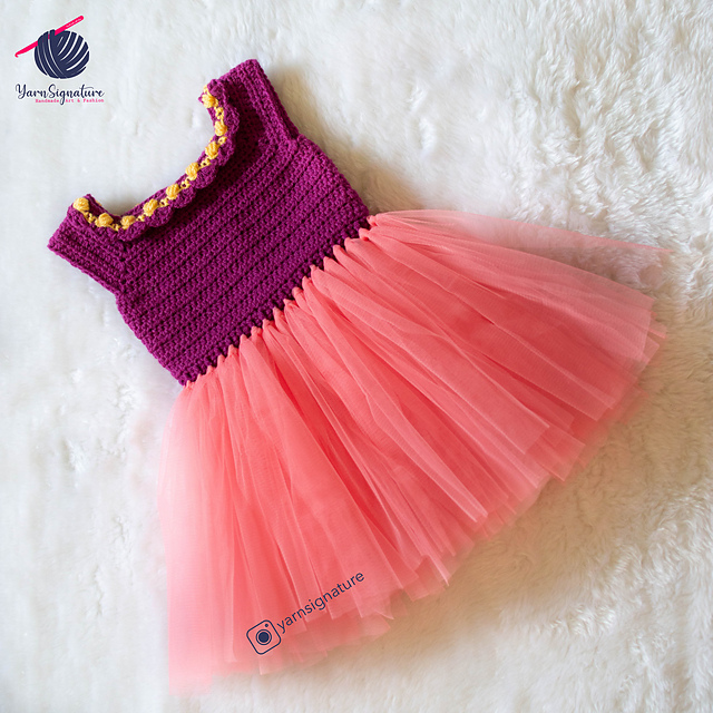 Ravelry: Cosmos Floret Tutu Dress pattern by Vindhya Hegde