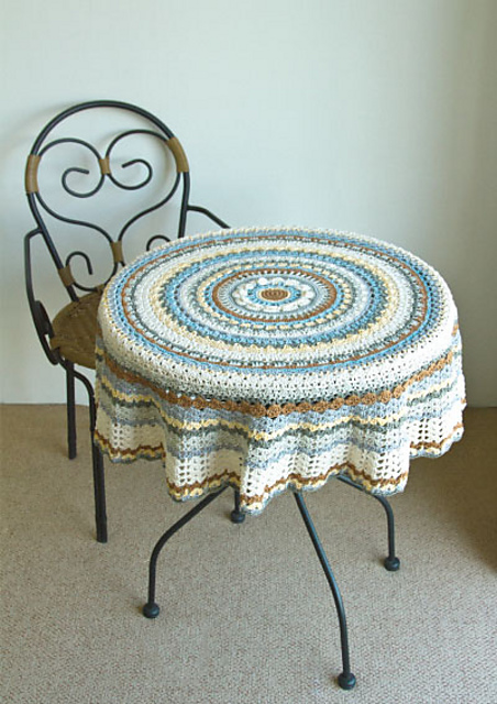 Ravelry: P17-Forever Earth Tablecloth pattern by Monica Buys