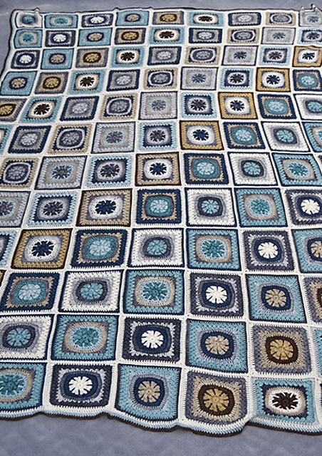 Ravelry: P53-Middle Eastern Mosaic Blanket pattern by Vinnis Colours