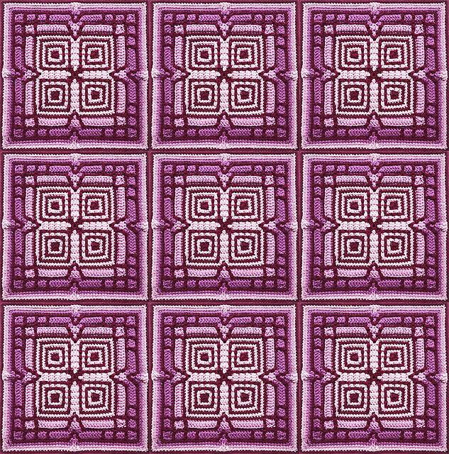 Ravelry: ART DECO Tile 1 pattern by Vio Vieux