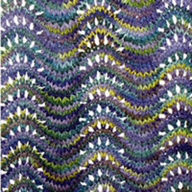 Ravelry: Wavy lace scarf pattern by Violet Green