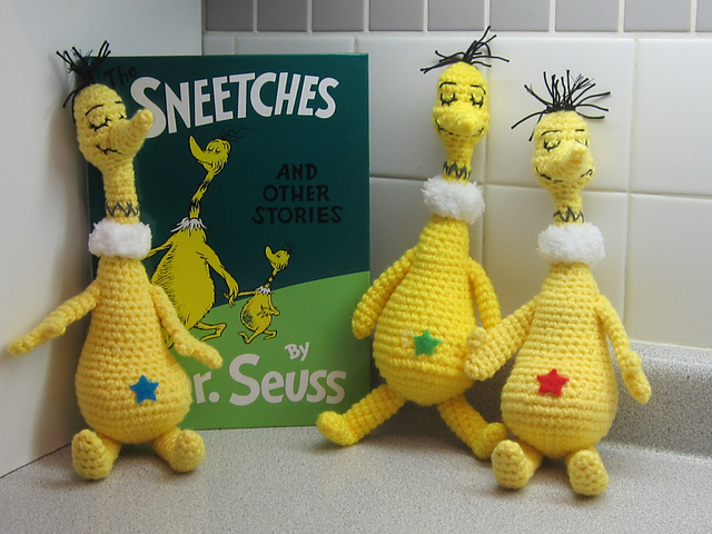Ravelry: Star Bellied Sneetch pattern by Nichole's Nerdy Knots