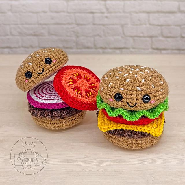 Ravelry: Hamburger Cutie pattern by Joey Diehl