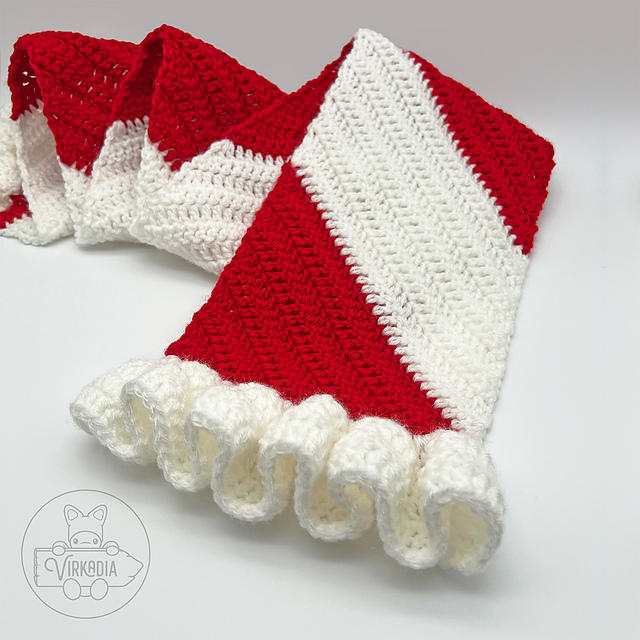 Ravelry: Peppermint Scarf pattern by Joey Diehl