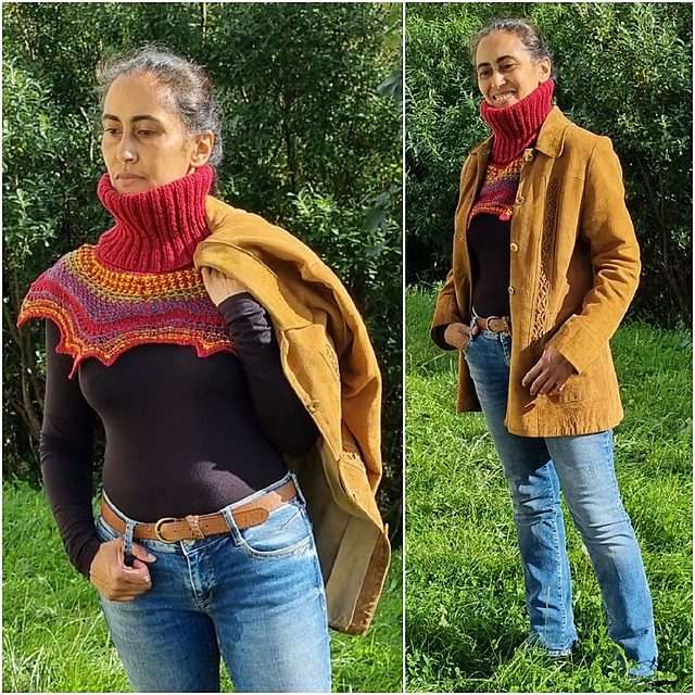 Ravelry: Greenland Capelet pattern by Viveka Velupillai