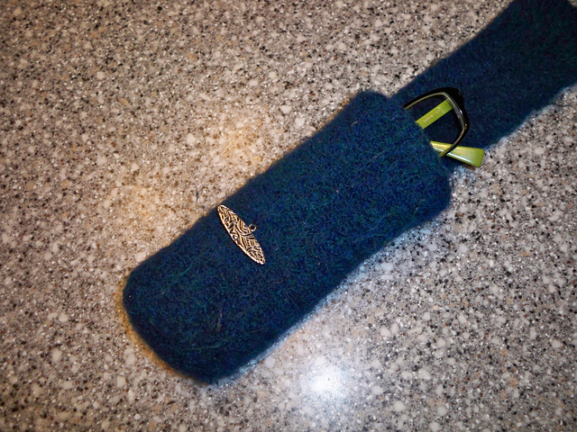 Ravelry: Felted and Folded Eyeglass Case pattern by Vivienne Cleary