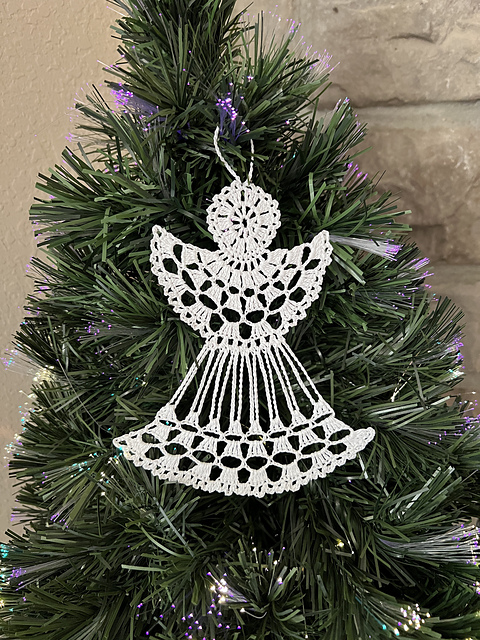 Ravelry: Flat Christmas Angel 3 pattern by Irina Eccles