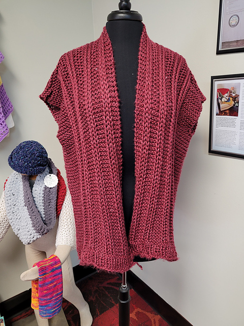 Ravelry: Hi-Low Vest pattern by Virginia Lewis