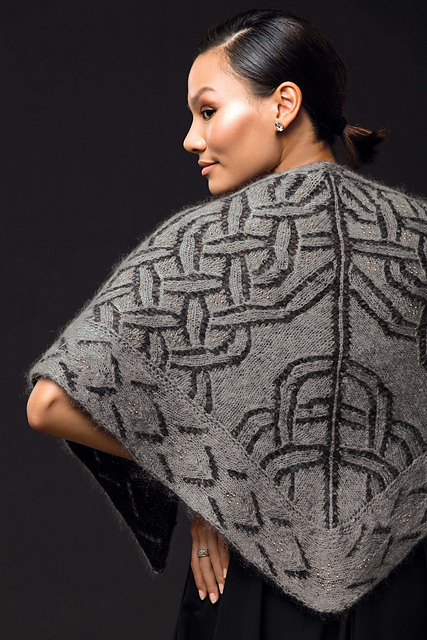 Ravelry: #01 Double Knit Shawl pattern by Michael Dworjan