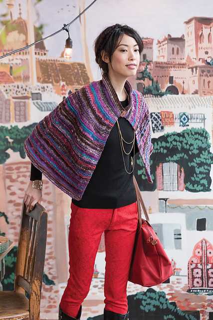 Ravelry: One Button Capelet pattern by Pat Strong