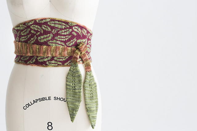 Ravelry: #11 Fair Isle Obi pattern by Mari Tobita