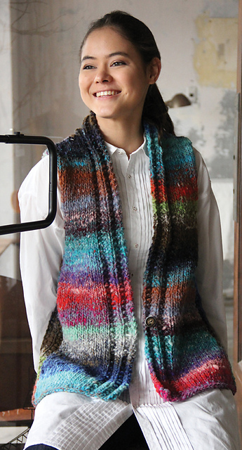 Ravelry: Stockinette Vest pattern by Noro