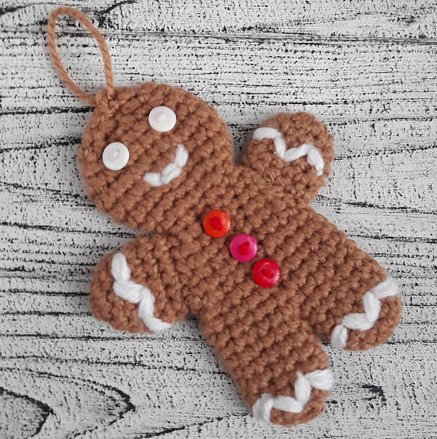 Ravelry: Gingerbread ornament pattern by Elena Goriashnik