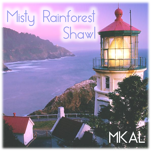 Ravelry: Misty Rainforest Shawl MKAL pattern by Cindy Garland