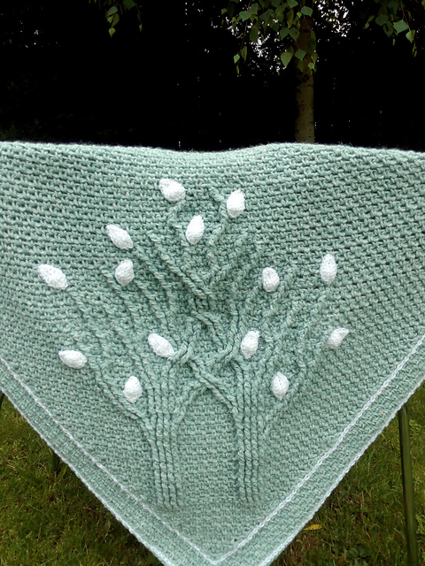 Ravelry: Tree of Life Shawl pattern by Will Vissers @ CraftHeart