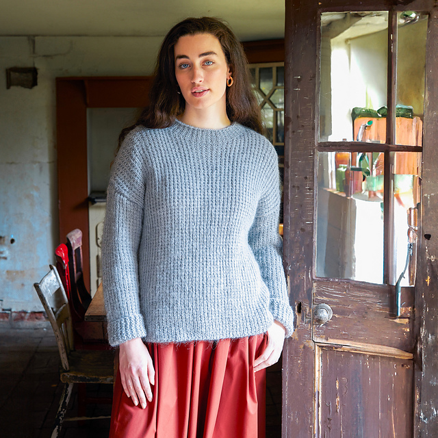 Ravelry: Mara Mock Rib Jumper pattern by Birch + Bliss