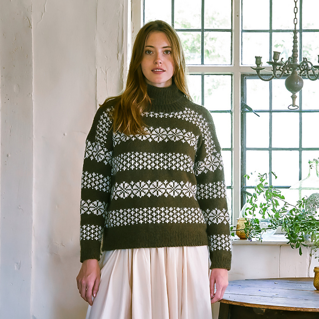 Ravelry: Cassandra Snowflake Jumper pattern by Birch + Bliss