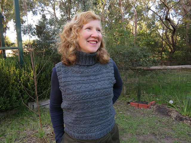 Ravelry: Bona Fide Vest pattern by Sharon Slarke