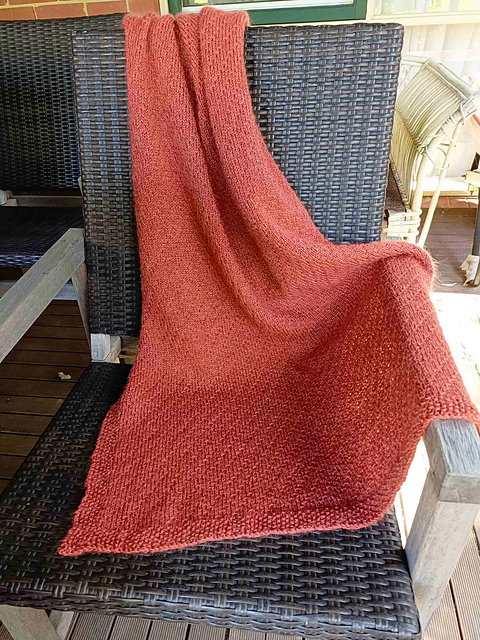 Ravelry: Cold Nights Lap Rug pattern by Sharon Slarke