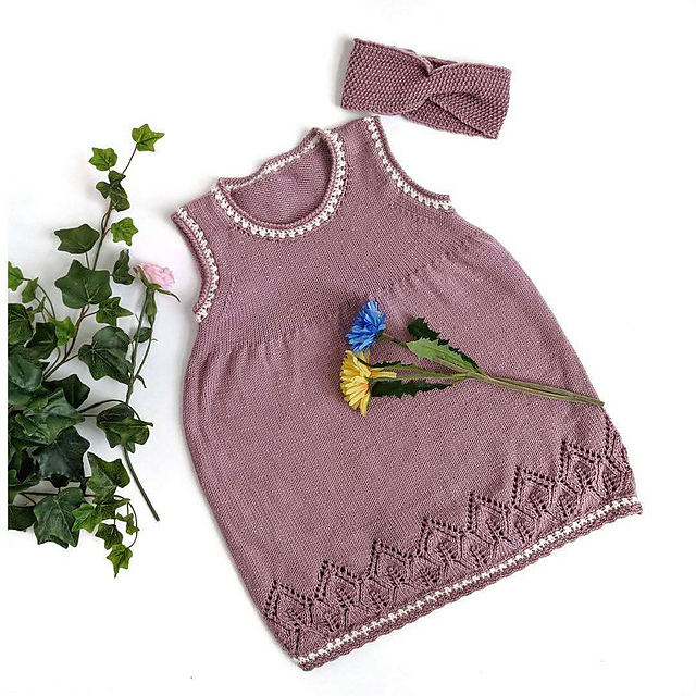 Ravelry: Leaves Toddler Girl Dress pattern by Weiyan Huang