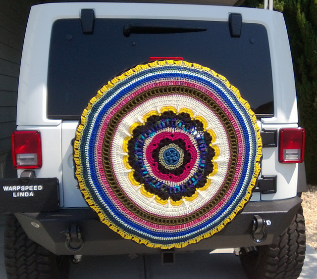 Ravelry: WarpSpeedLinda's **Tire Cozy...for NEW JEEP