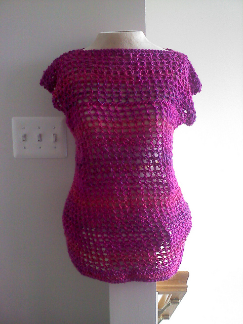 Ravelry: Sweater ~All One Piece~ pattern by Amanda Paz