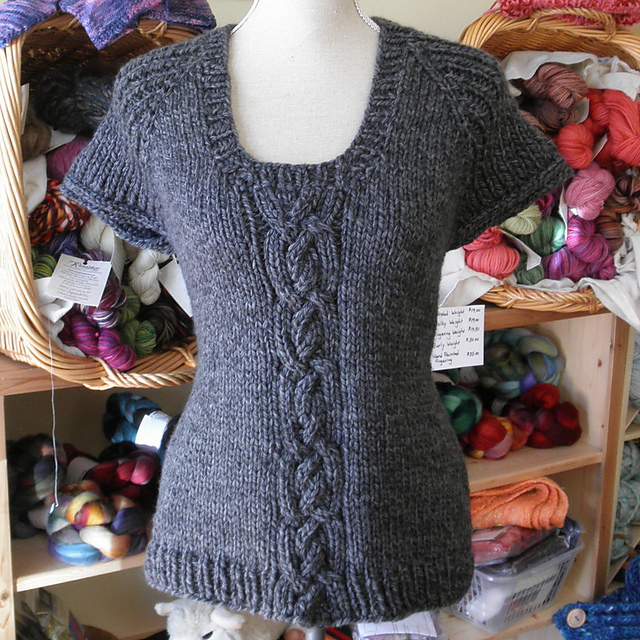 Ravelry: Cable Twist Pullover pattern by Wee Sandy