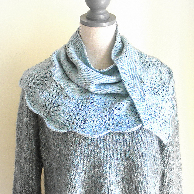 Ravelry: Willow Wave Crescent Shawl, Shawlette, or Scarf pattern by Wee ...