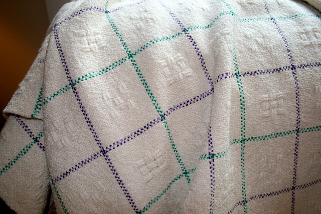 Ravelry: Weever's Window Pane Lace Blankets