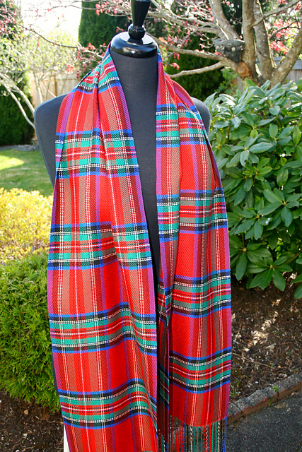 Ravelry: Weever's Royal Stewart Scarves